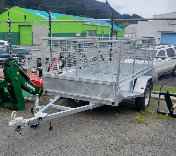 AAKRON TRAILER 8x5 WITH CAGE | Products - AG Plus